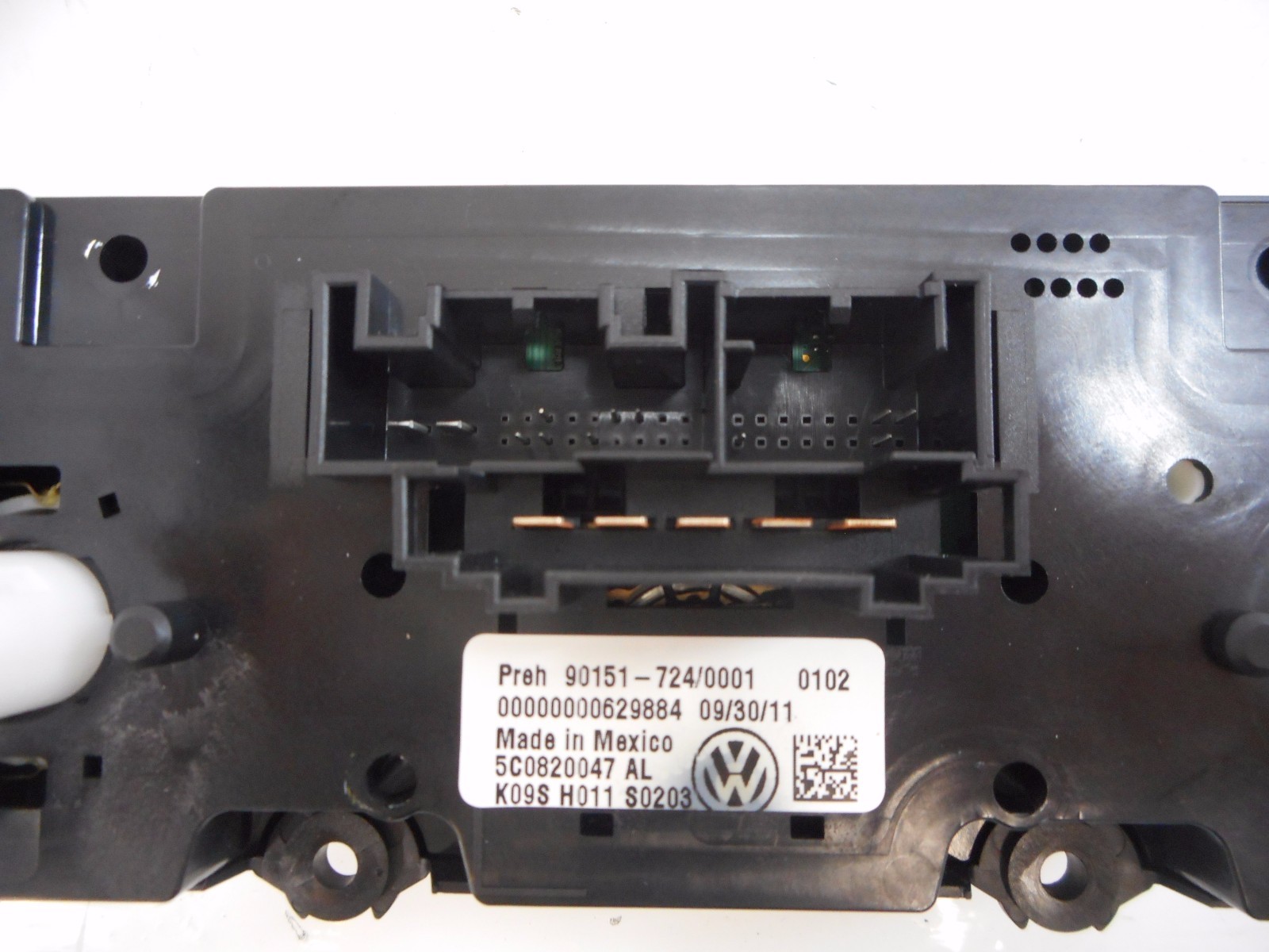 12-16 VW Volkswagen Beetle Heater AC Climate Temp Control OEM Single ...