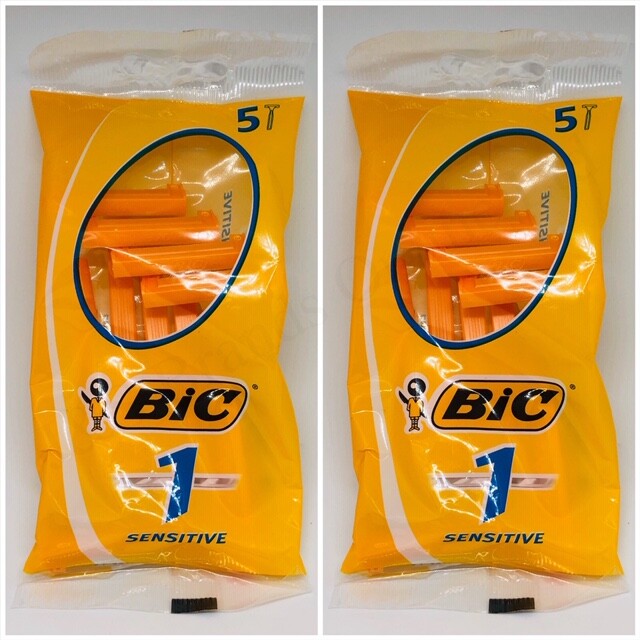 BIC 1 Shavers Disposable Razors (Men and Lady Razors) - Choice of 5,10 ...