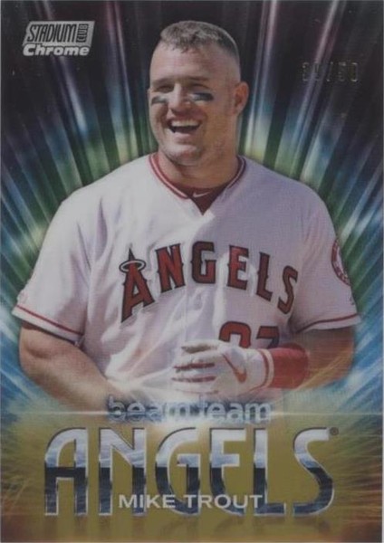 2020 Topps Stadium Club Chrome - Beam Team Gold Refractor #BT-2 Mike ...