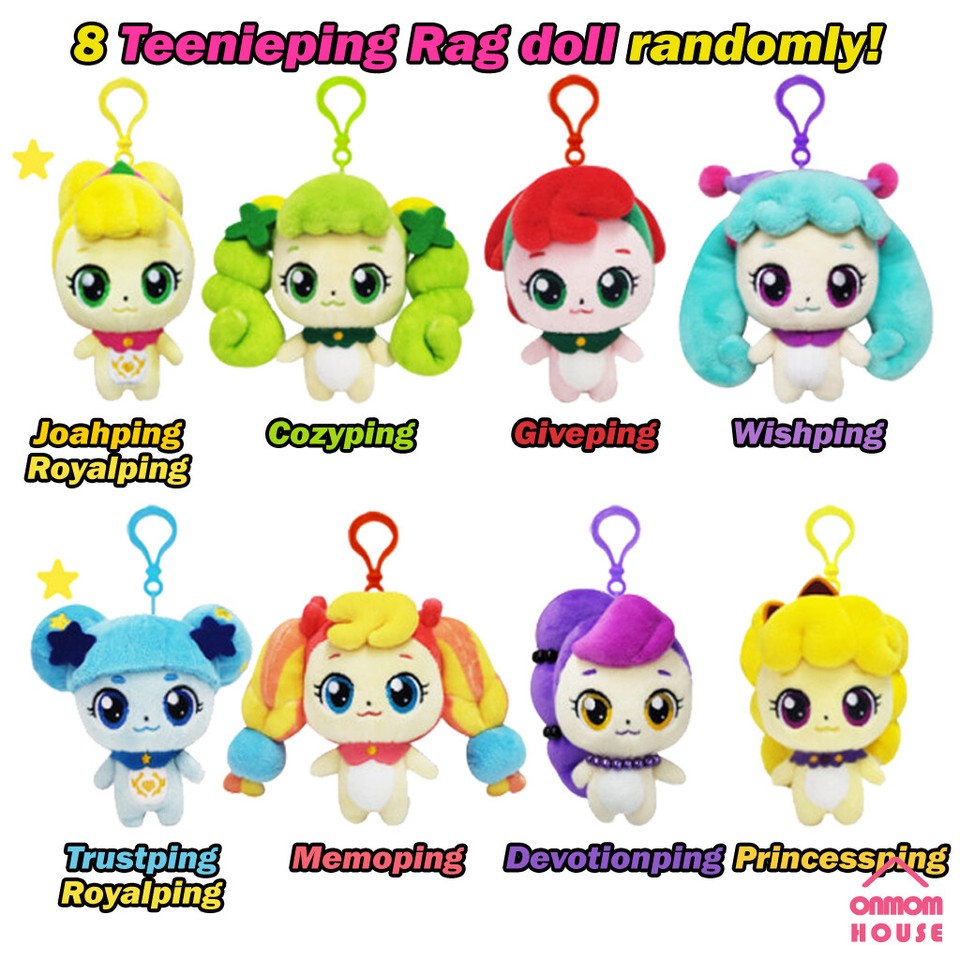 Catch Teenieping Key Ring Surprise Random Box 1&2&3&4&5 Official Plush ...