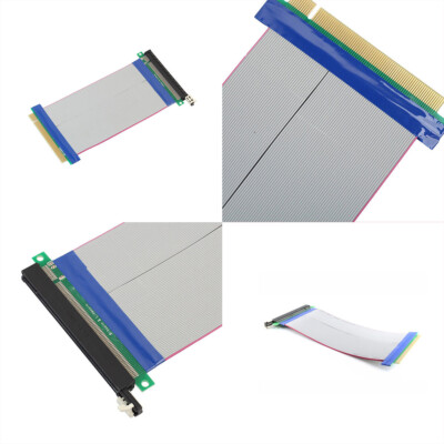 US 1 Pc PCI-E Express 16X-16X Power Riser Extender Card Molex IDE ...