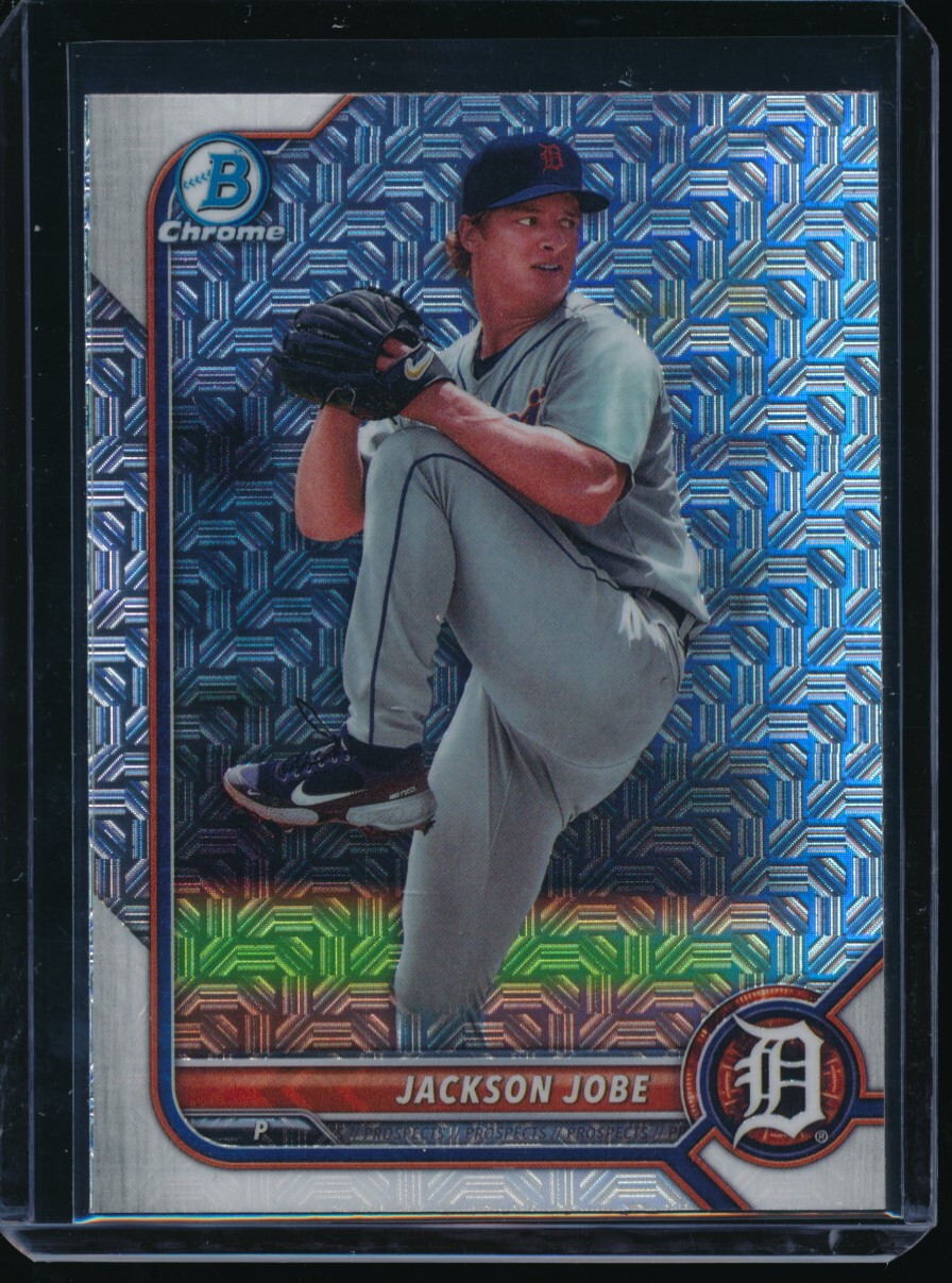 JACKSON JOBE 2022 Bowman Chrome Draft ASIA MOJO REFRACTOR TIGERS Rookie Card RC | eBay