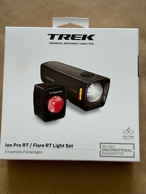 NEW TREK ION PRO RT FLARE RT BIKE LIGHT SET 5298303 COLOR: BLACK FAST ...