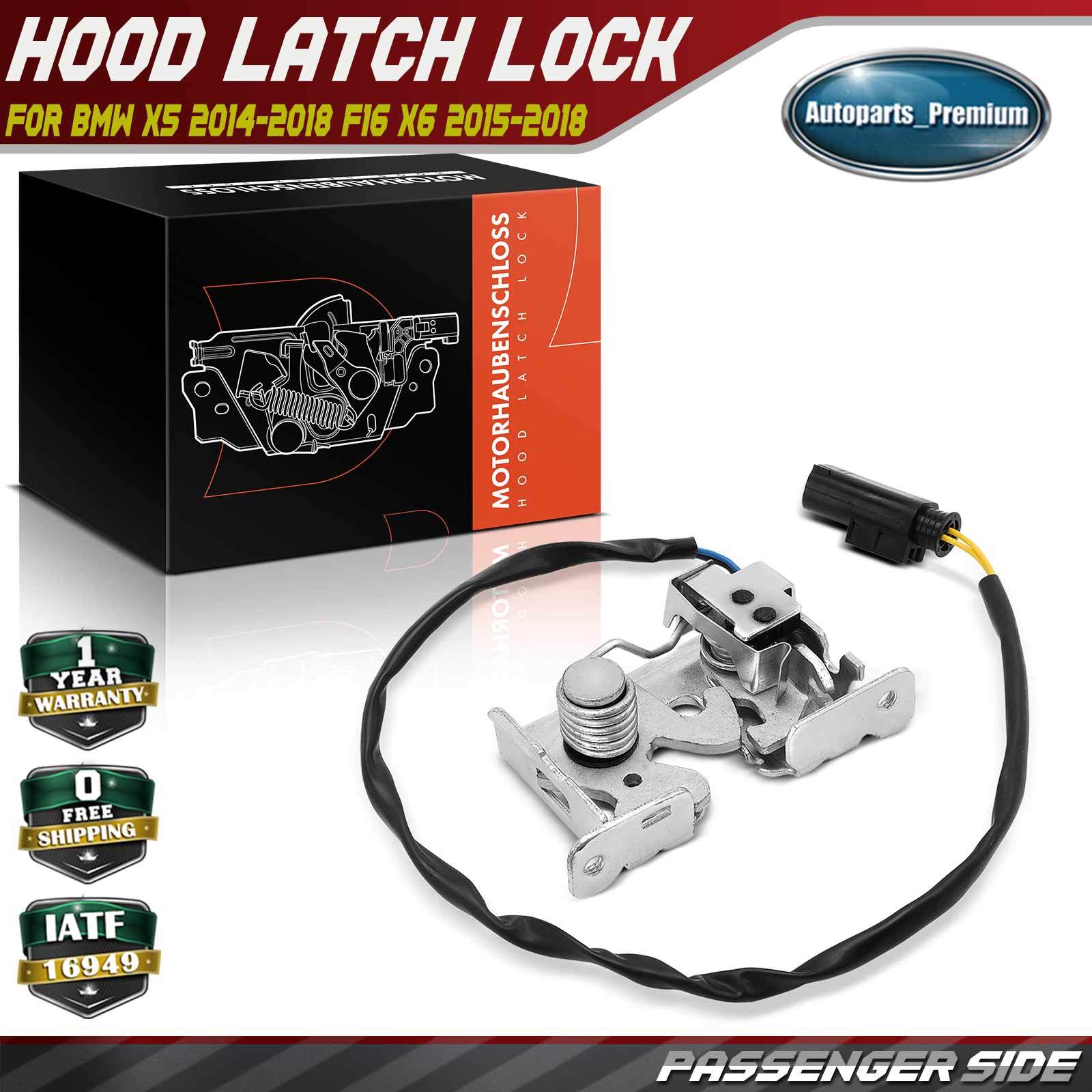 New Right Side Hood Latch Lock for BMW X5 2014-2018 F16 X6 2015-2018 ...
