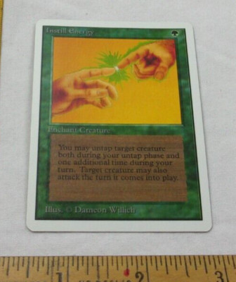 Instill Energy Unlimited MTG card Magic the Gathering NICE! | eBay