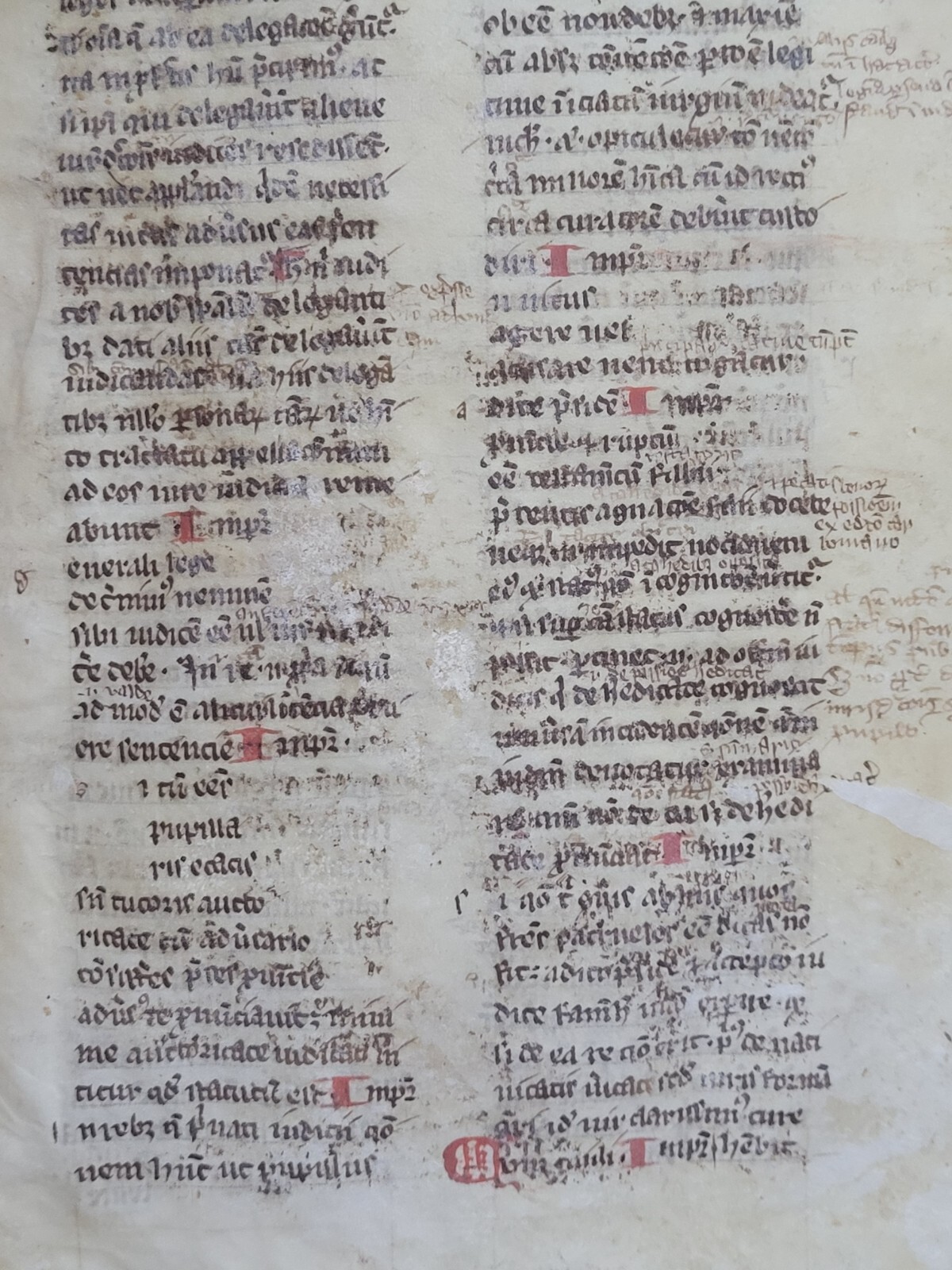 Codex Justinianus ~ Two Gatherings Circa 1300 ~ 24 Leaves ~ Medieval Manuscript | eBay