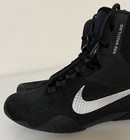 Nike Tawa Black Metallic Silver Mens Sz 10.5 Wrestling Boxing Shoes ...