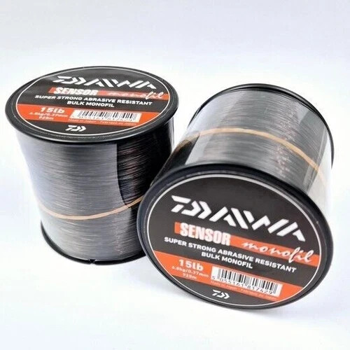 Daiwa Sensor Monofilament Fishing Line Bulk Spool Brown 10lb Carp/Fresh ...