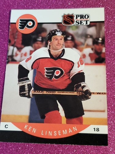 1990-91 Pro Set Hockey Ken Linseman Philadelphia Flyers #219 | eBay