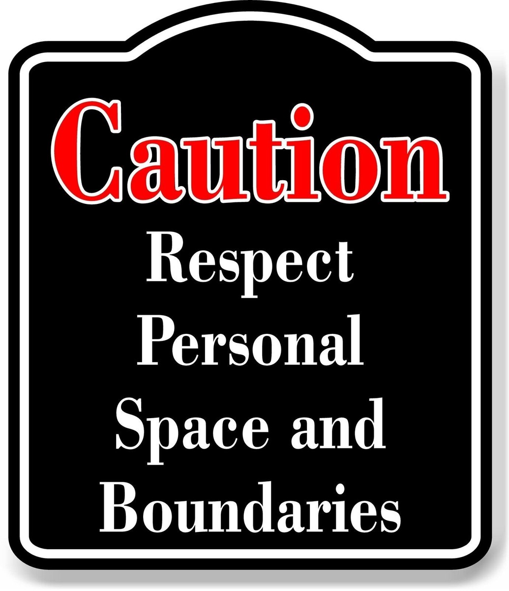 Personal Space Sign