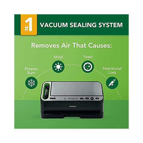 FoodSaver V4400 2-in-1 Vacuum Sealer Machine with One Size, Silver ...