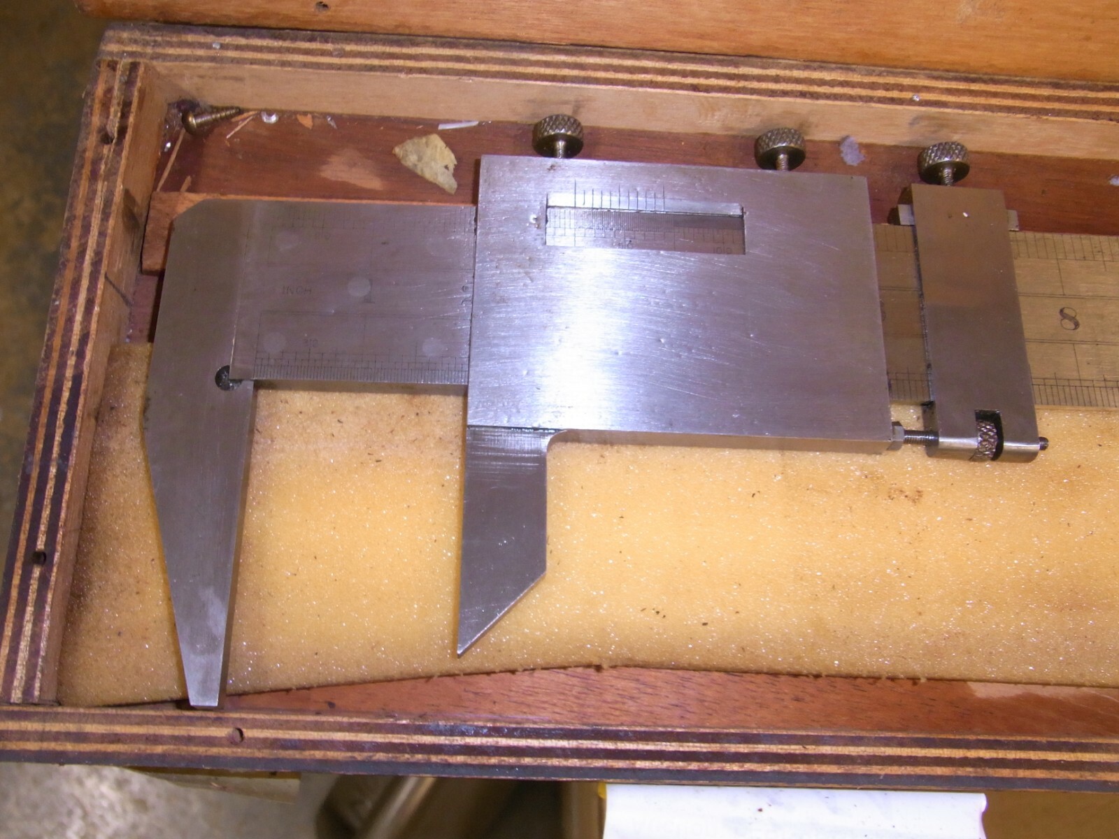 Very Large 5' (60 inch) vernier caliper English made Steam Engine etc ...