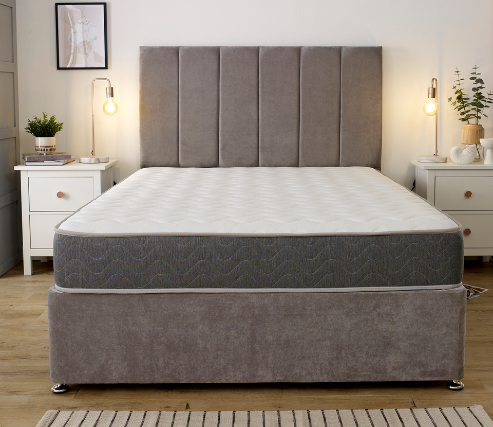 eXtreme Comfort 7" Zig Zag Grey Memory Form Spring Mattress - Single ...