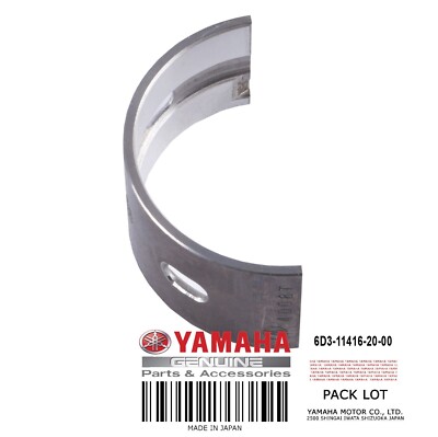 Yamaha OEM PLANE BEARING CRANK 6D3-11416-20-00 | eBay