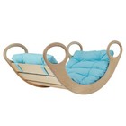 Montessori Child Rocking Bed, Wooden Rocking Play, Wooden Rocking Chair ...