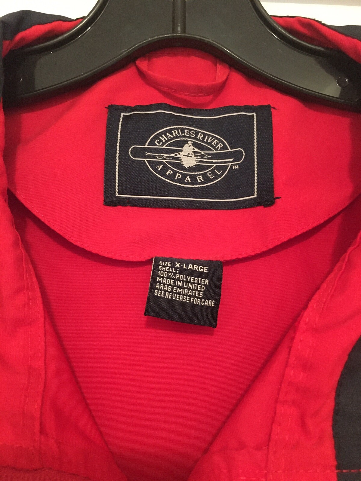 budweiser jacket charles river apparel extra-large red - Gem