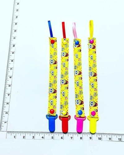 Handmade Pacifier Holder - Kids Shows - Spongebob #2 | eBay