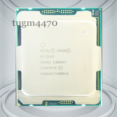Intel Xeon W-2245 SRH02 3.90GHz 8-Core 16.5MB 155W LGA-2066 C422 CPU ...
