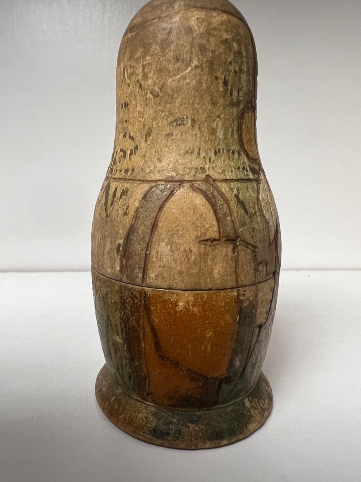 Antique Russian Nesting Doll Matryoshka VERY RARE 19th Century | eBay
