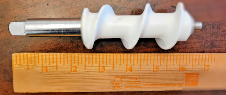 KitchenAid grind worm meat/ pasta grinder advancing shaft 4.5qt and 5qt ...