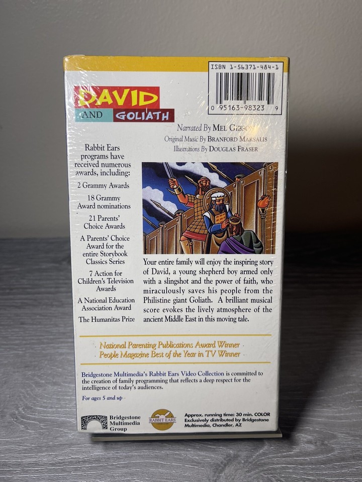 David & Goliath Rabbit Ears STORYBOOK COLLECTION Narrated by Mel Gibson ...