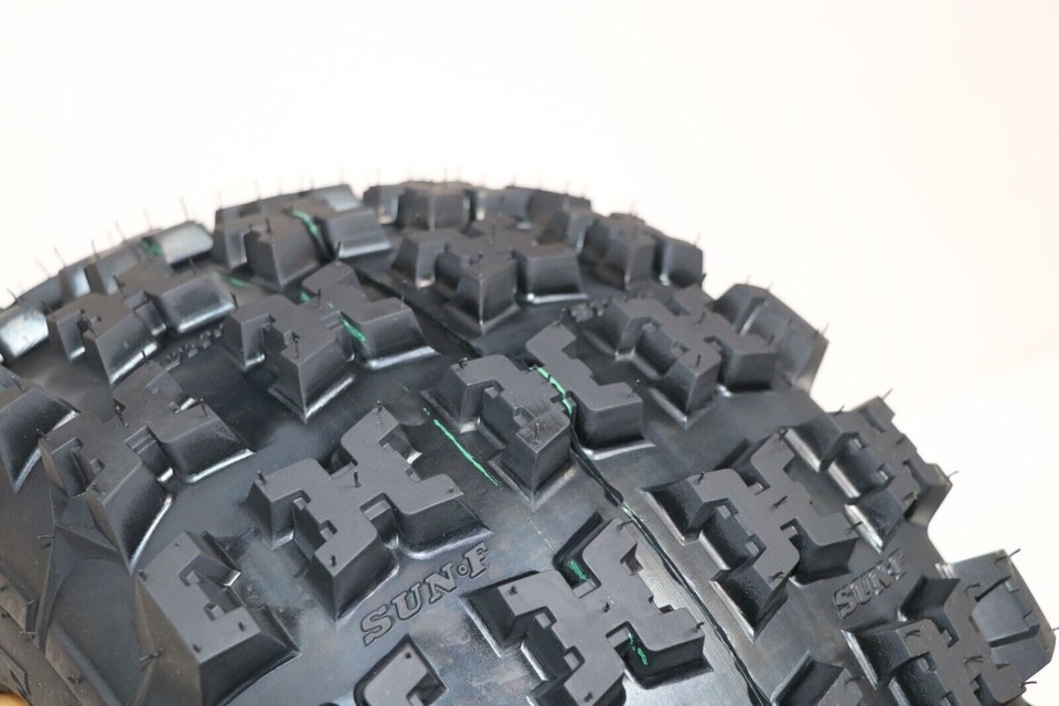 Yamaha Banshee Raptor YFZ450 20x11x9 Rear Tires + Wheels Rims GOLD ...