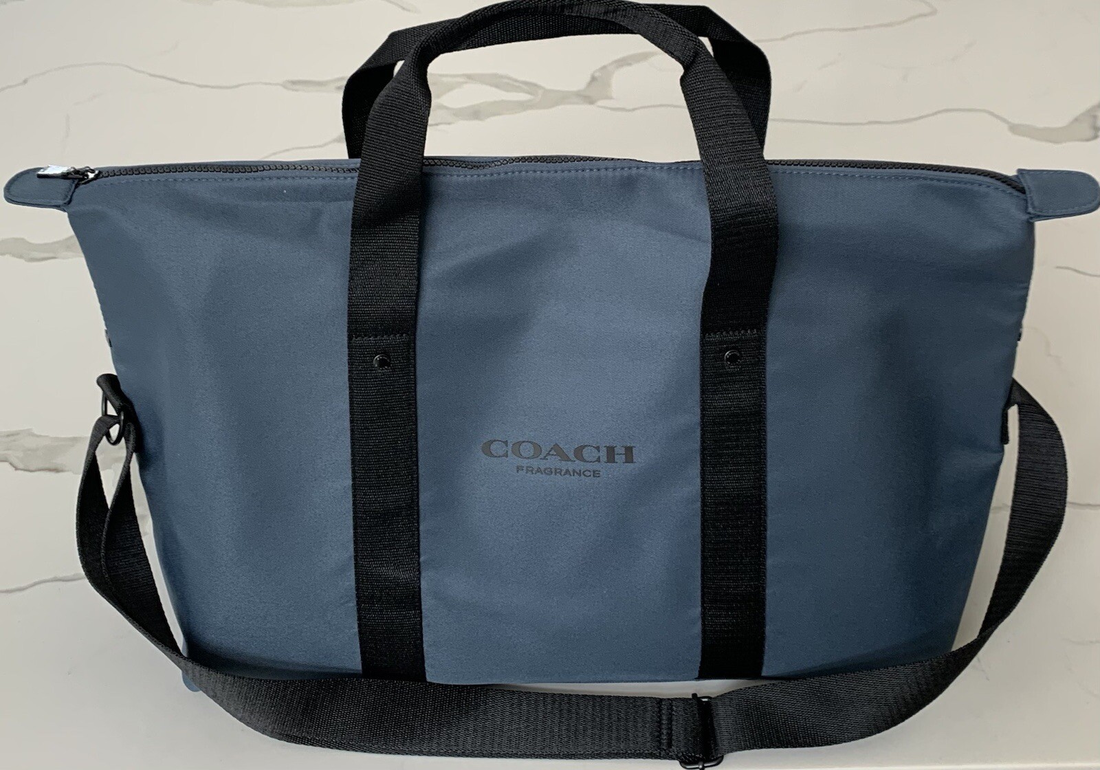 Coach Fragrance Duffle slate blue Weekender Carry-on Gym Shoulder ...