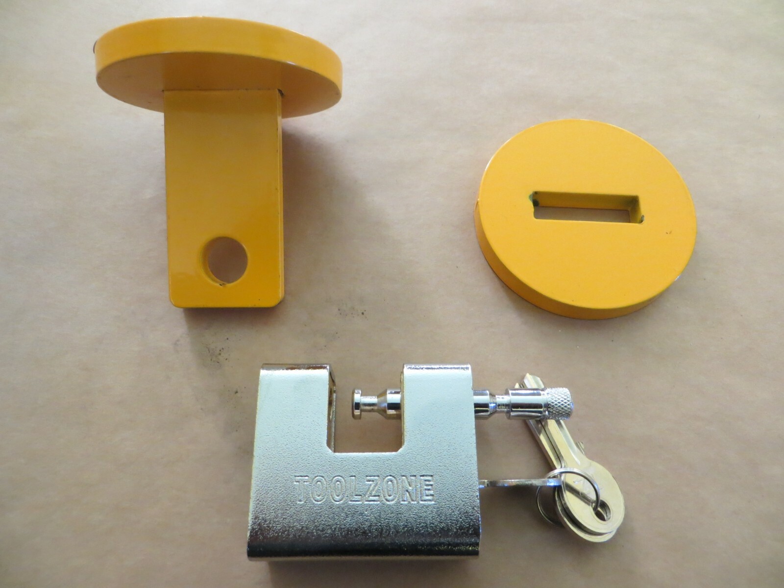 Heavy Duty Trailer Hitch Lock YL 40mm & 50mm Eye Couplings security ...