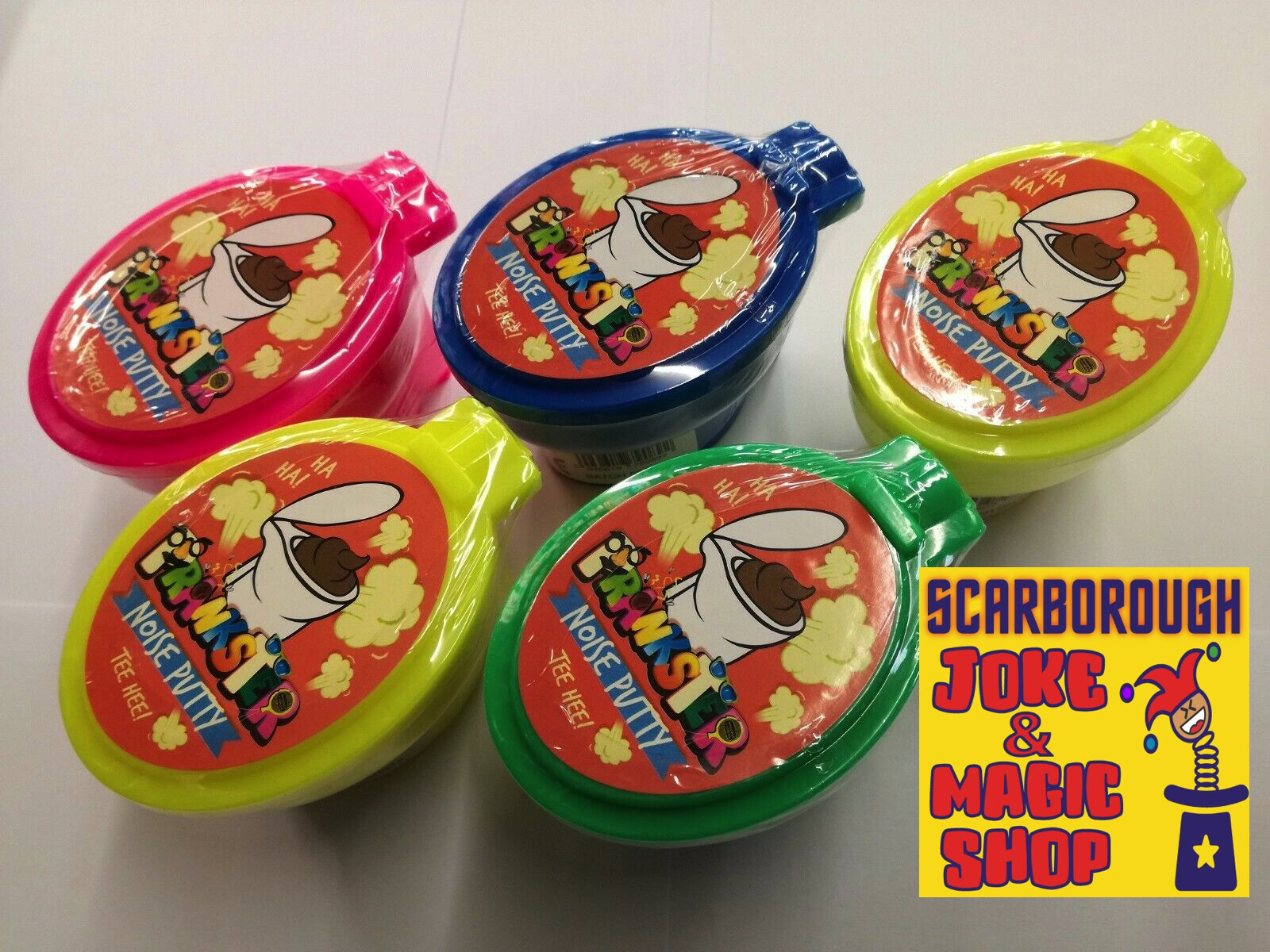 Fart Noise Putty ~ Classic Large Toilet Pot ~ Retro Novelty Slime ...