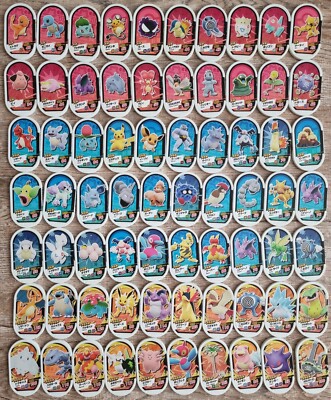 Pokemon Mezastar tokens Kanto/Gen1 pokemon 70pcs , Charizard,Blastoise ...