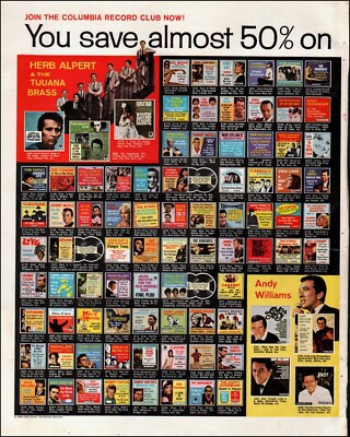1968 Vintage ad Columbia Record Club retro music Albums 2-pg 09/20/23 ...
