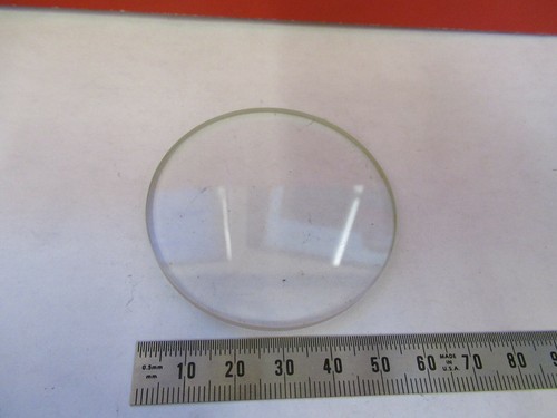 OPTICAL GLASS STAGE PLATE MICROSCOPE PART OPTICS AS PICTURED #93-A-32 ...