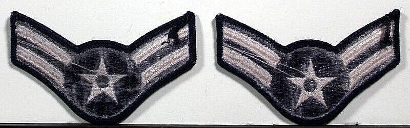 US Air Force Male Airman First Class A1C Rank Insignia Stripes Full ...