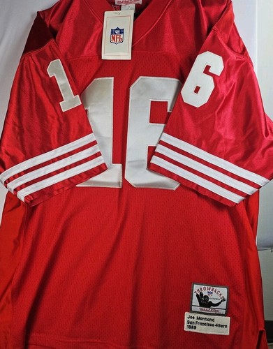 Joe Montana San Francisco 49ers NFL Mitchell & Ness Throwback Jersey ...