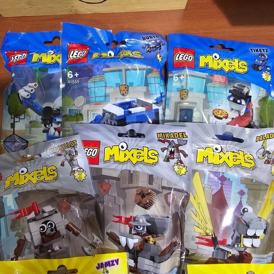 LEGO MIXELS Series 7 Complete Collection 41554-41562 9 Bags Sealed Free ...