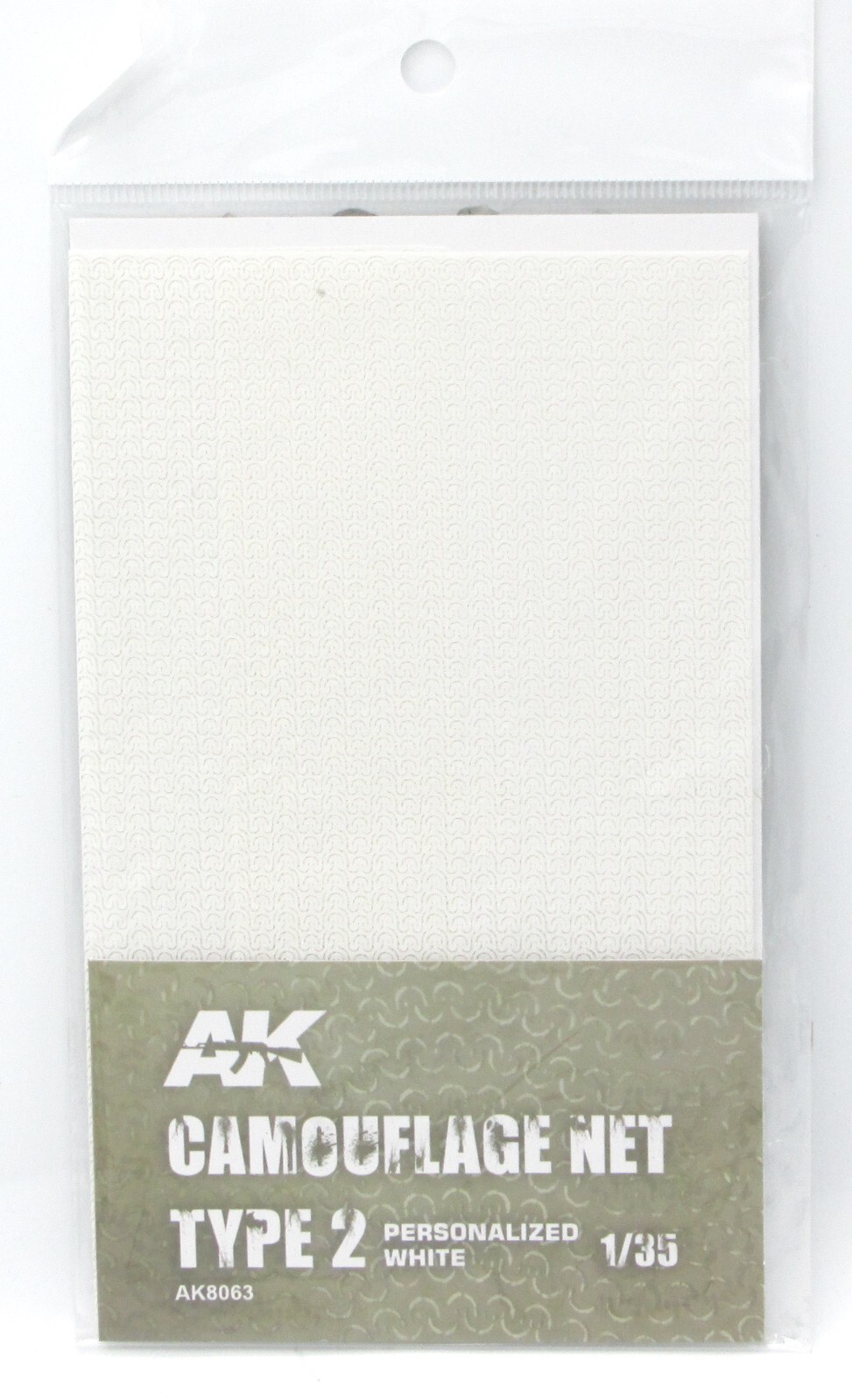 AK Interactive AK8063 Camouflage Net Type 2 Personalized White (1/35 ...
