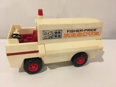 Fisher Price Adventure People Vehicle #303 Emergency Rescue Truck 1974 ...