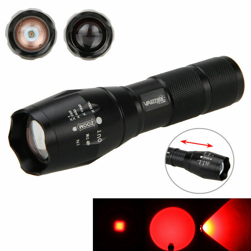 Green Red LED Flashlight Hog Predator Varmint Hunting Light Rifle Mount ...