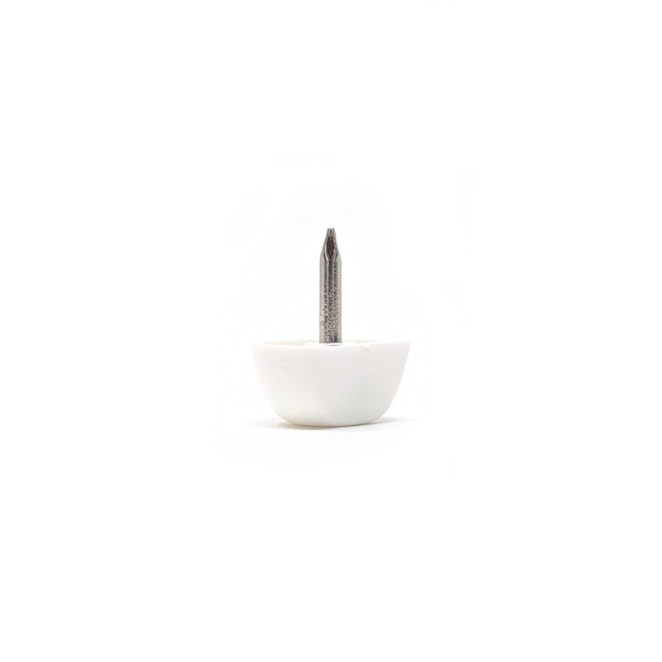 Shelf Supports Pegs - Nail-In White/Brown - Flattened Design - Made in ...