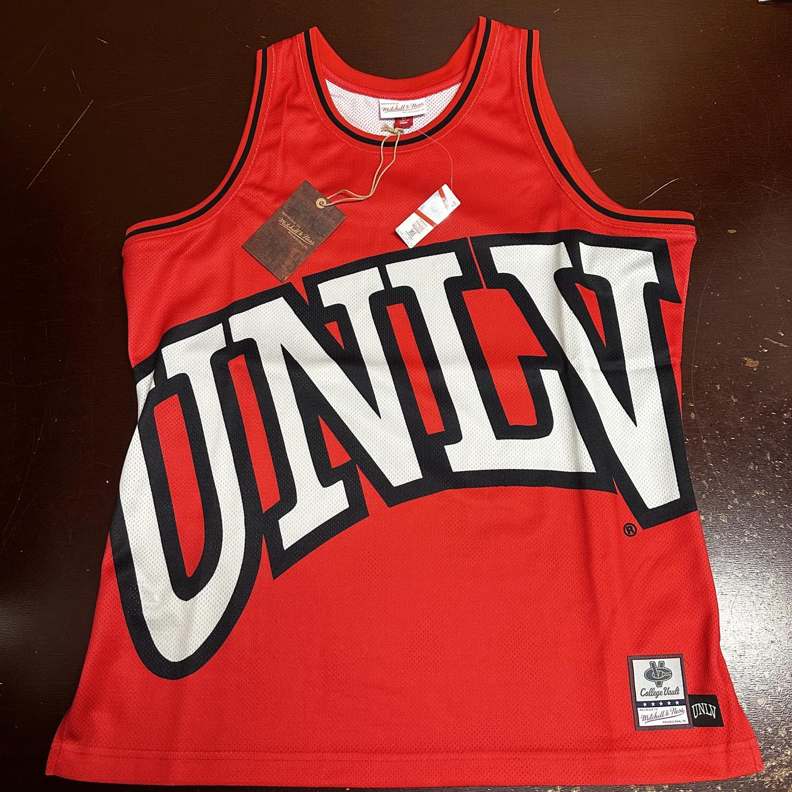 Mitchell & Ness Red men’s UNLV basketball tank top jersey large | eBay