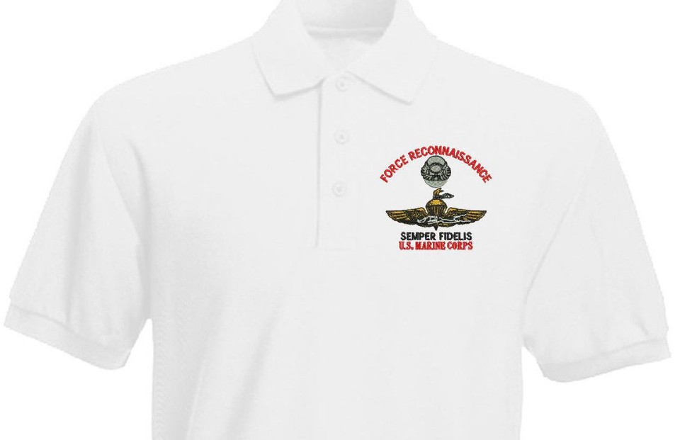 USMC Marine Corps FORCE RECON Diver Wings with Scuba Bubble Embroidered ...