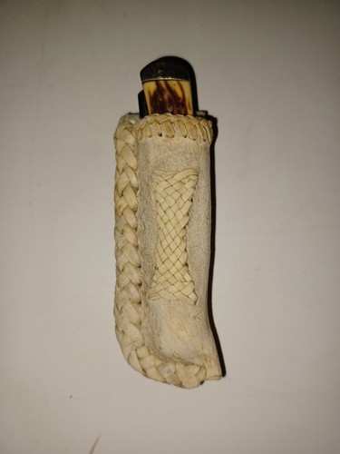 RAWHIDE raw hide knife sheath trapper case scabbard holster 5 DAYS TO ...