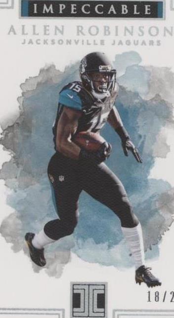 2017 Panini Impeccable - Allen Robinson #43 Silver /25 for sale online ...