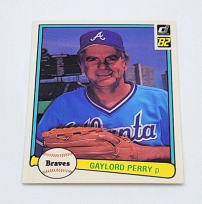 1982 Donruss Baseball Gaylord Perry Atlanta Braves #543 | eBay