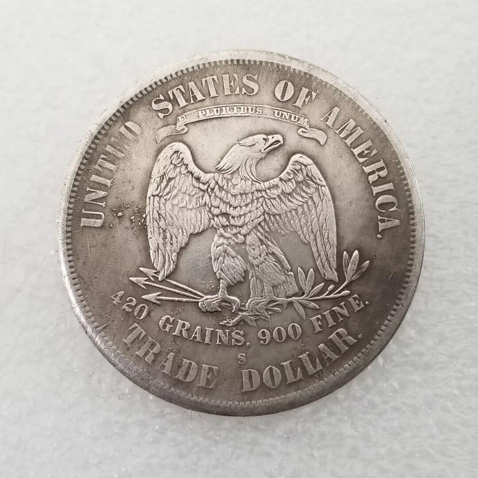 1791 Trade Dollar Coin Liberty American Liberty Coin United States of ...