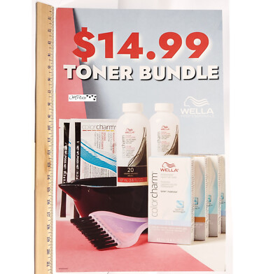 Wella Beauty Sign Store Advertisement 22.5"x14" | eBay