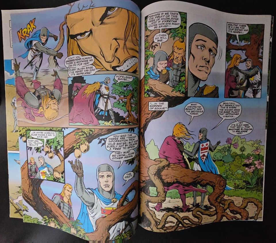 DRAGONLANCE No. 18 DC Comics with TSR Dan Mishkin Randy Elliott RAW ...