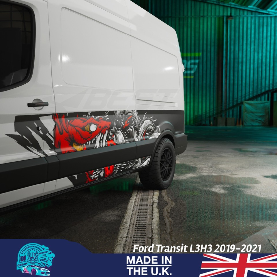 For Ford Transit Motorhome Vinyl Decal Kit – Custom Camper Van Stickers ...