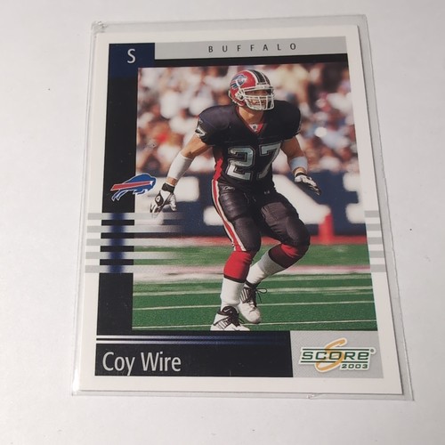 Coy Wire #17 2003 Score Buffalo Bills Football Card NFL | eBay
