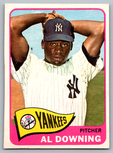 1965 TOPPS #598 AL DOWNING YANKEES SP | eBay